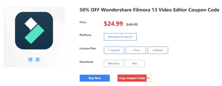 Get The Deal: Wondershare Filmora 13 Video Editor at 50% OFF! - AppHut