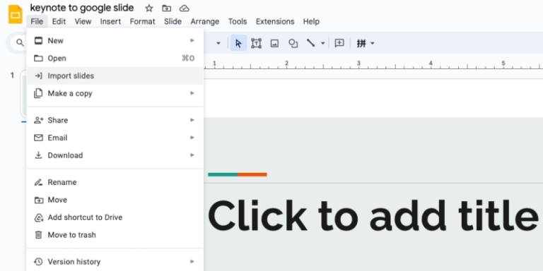 How to Convert Keynote to Google Slides - AppHut
