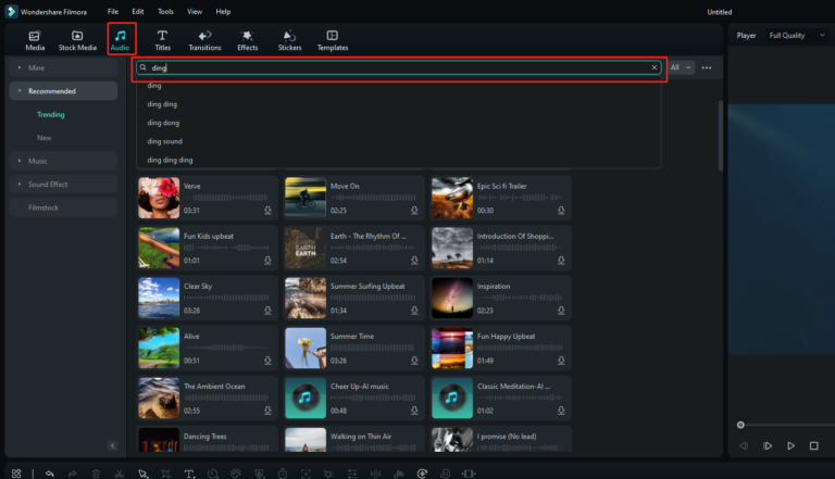 How to Add Ding Sound Effect with Filmora? - AppHut