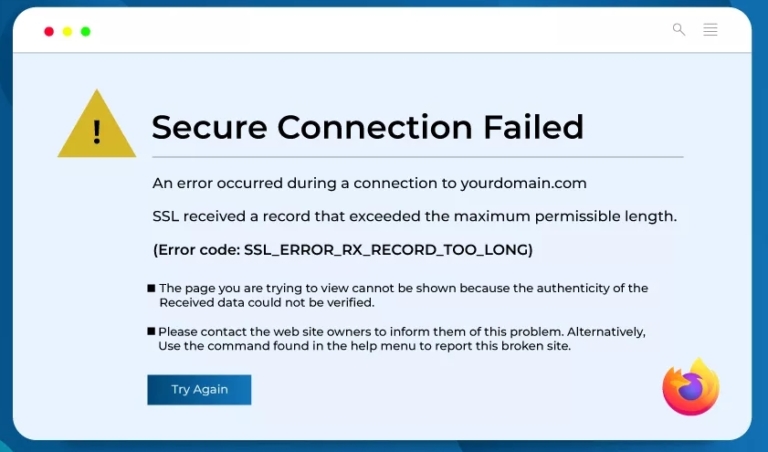 Как устранить код ошибки: ssl_error_rx_record_too_long? - AppHut